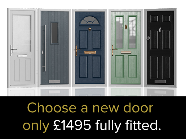 First Class Front Door for only £1495 | 5 Designs, 5 Colours
